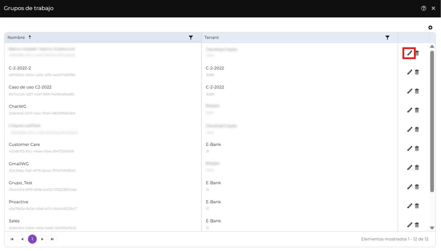 Grupo de trabajo | Documentación Kyubo