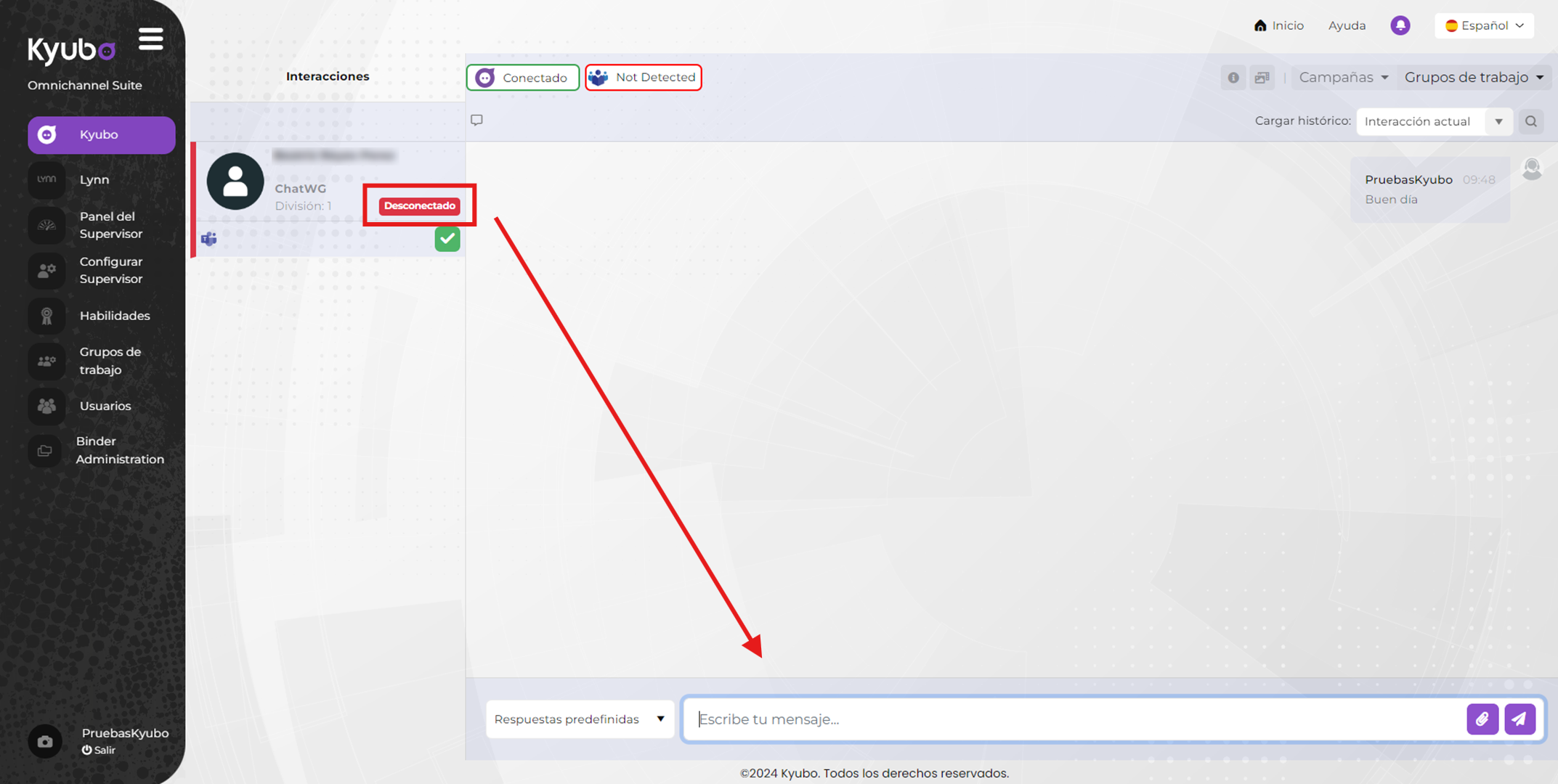 Interacciones síncronas vs. asíncronas | Documentación Kyubo