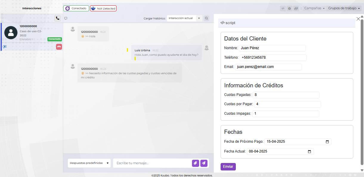Scripting en Kyubo | Documentación Kyubo